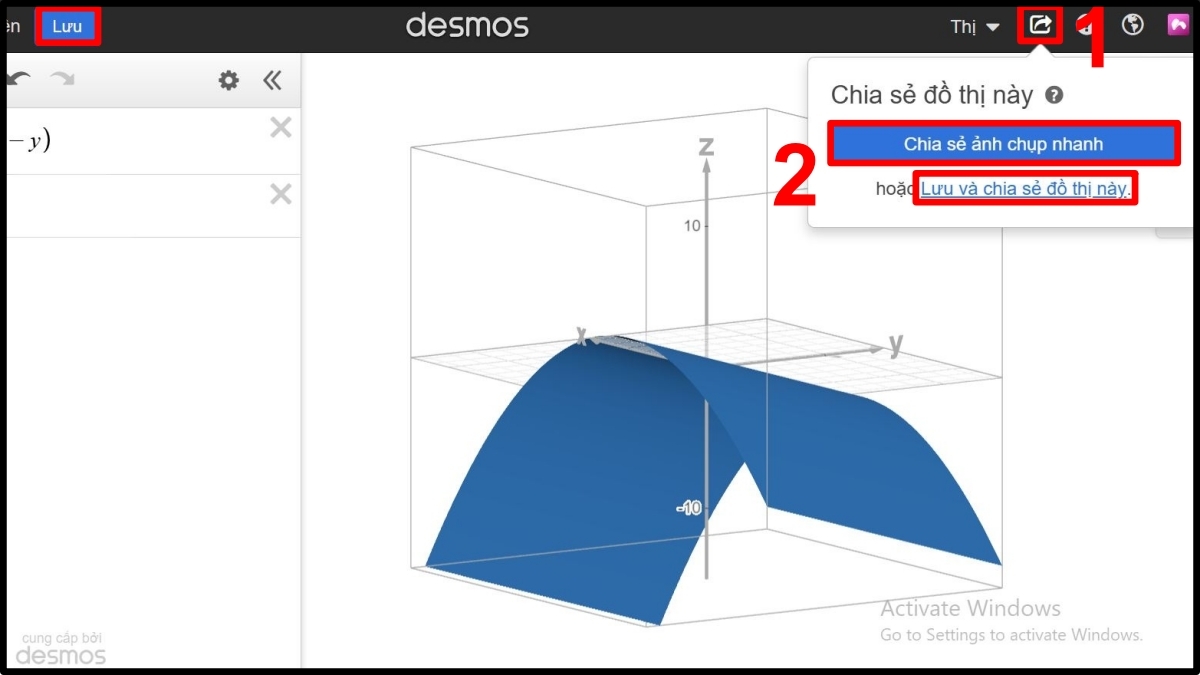 Desmos 3D là gì? Cách sử dụng Desmos 3D vẽ đồ thị